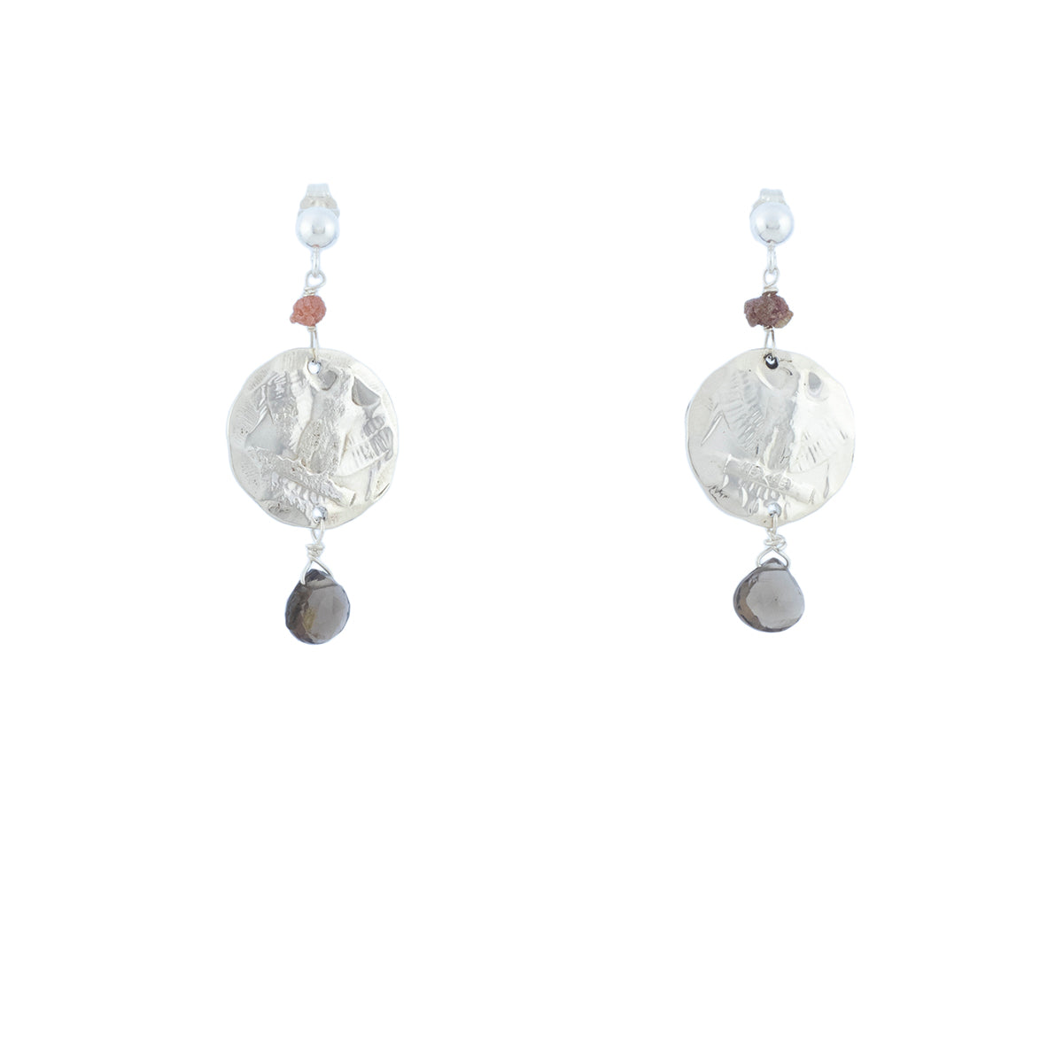 H-017 / Eagle Plate Pierced Earrings – NORTHWORKS Folk/N